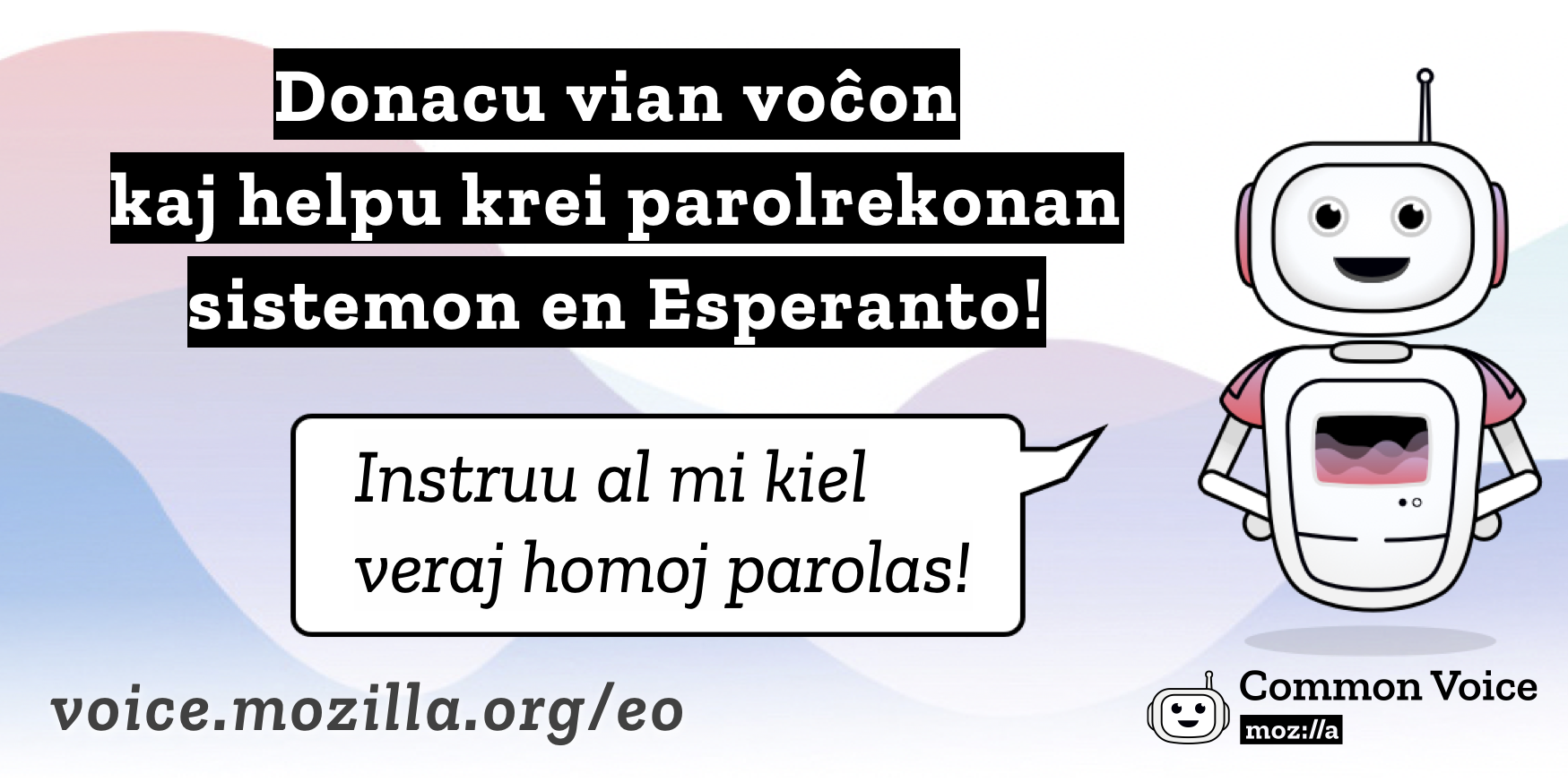 Voĉaj teknologioj por Esperantujo